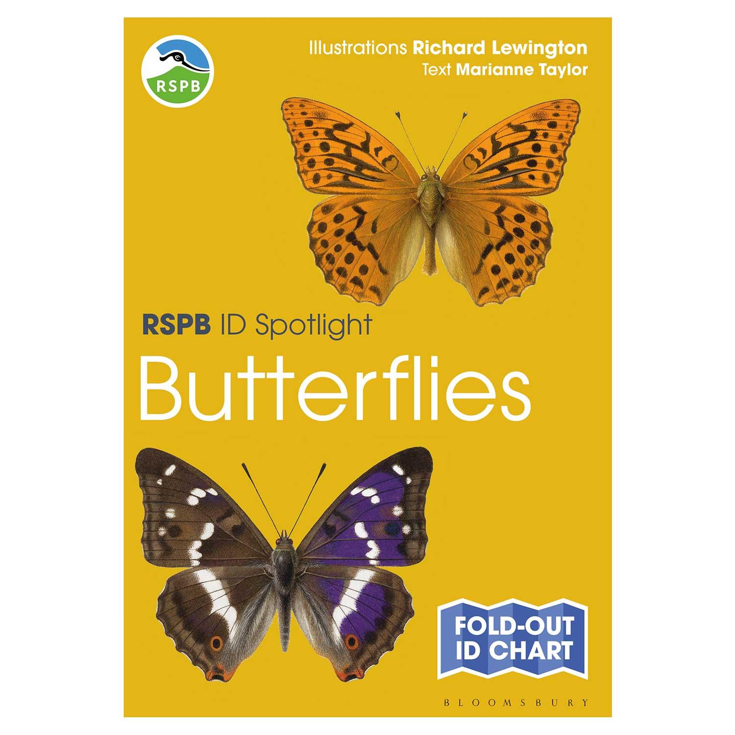 Butterflies identifier chart - RSPB ID Spotlight series - Wildlife charts