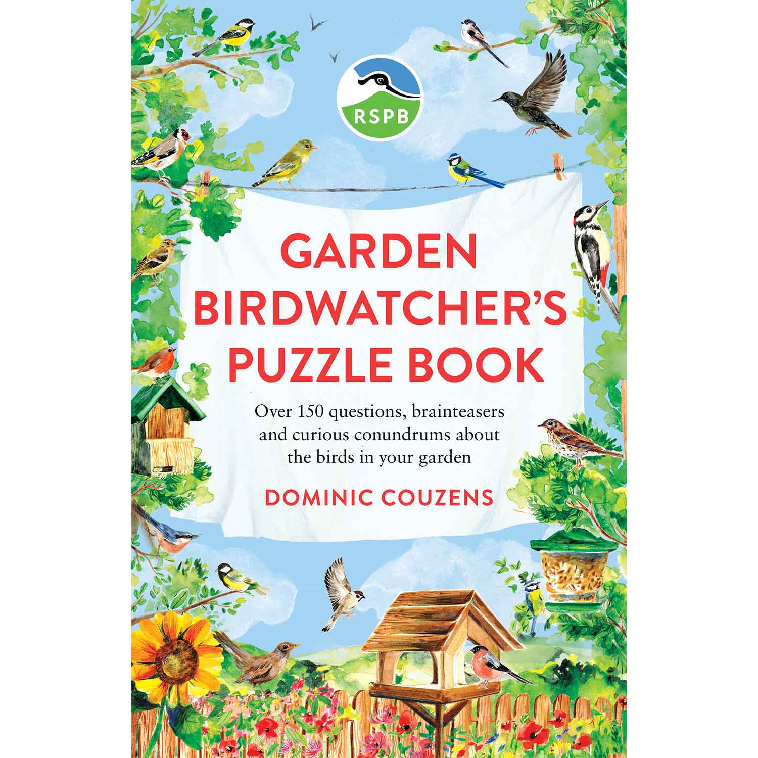 RSPB Garden birdwatcher's puzzle book - Gift books