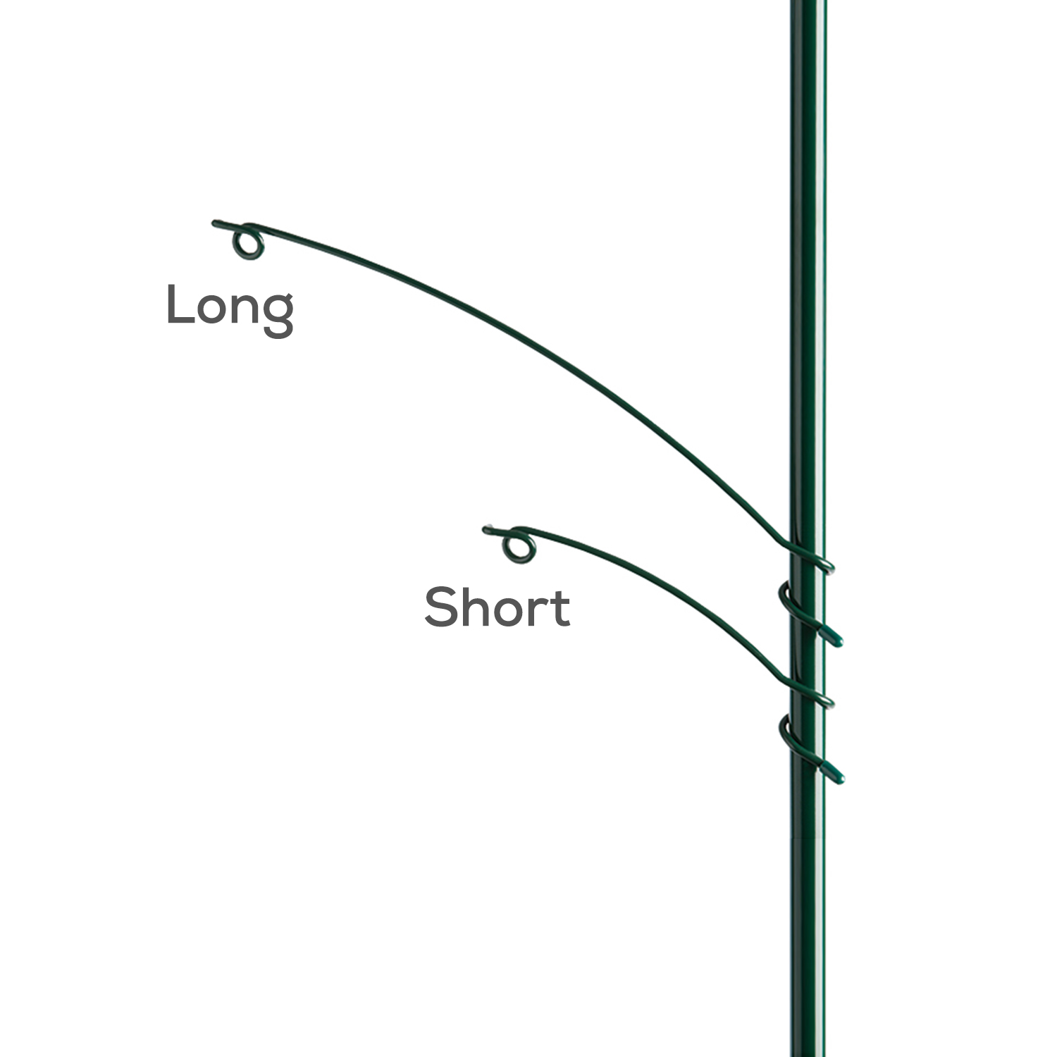 RSPB Bird feeder pole, short hook - Feeder hooks, poles & bases